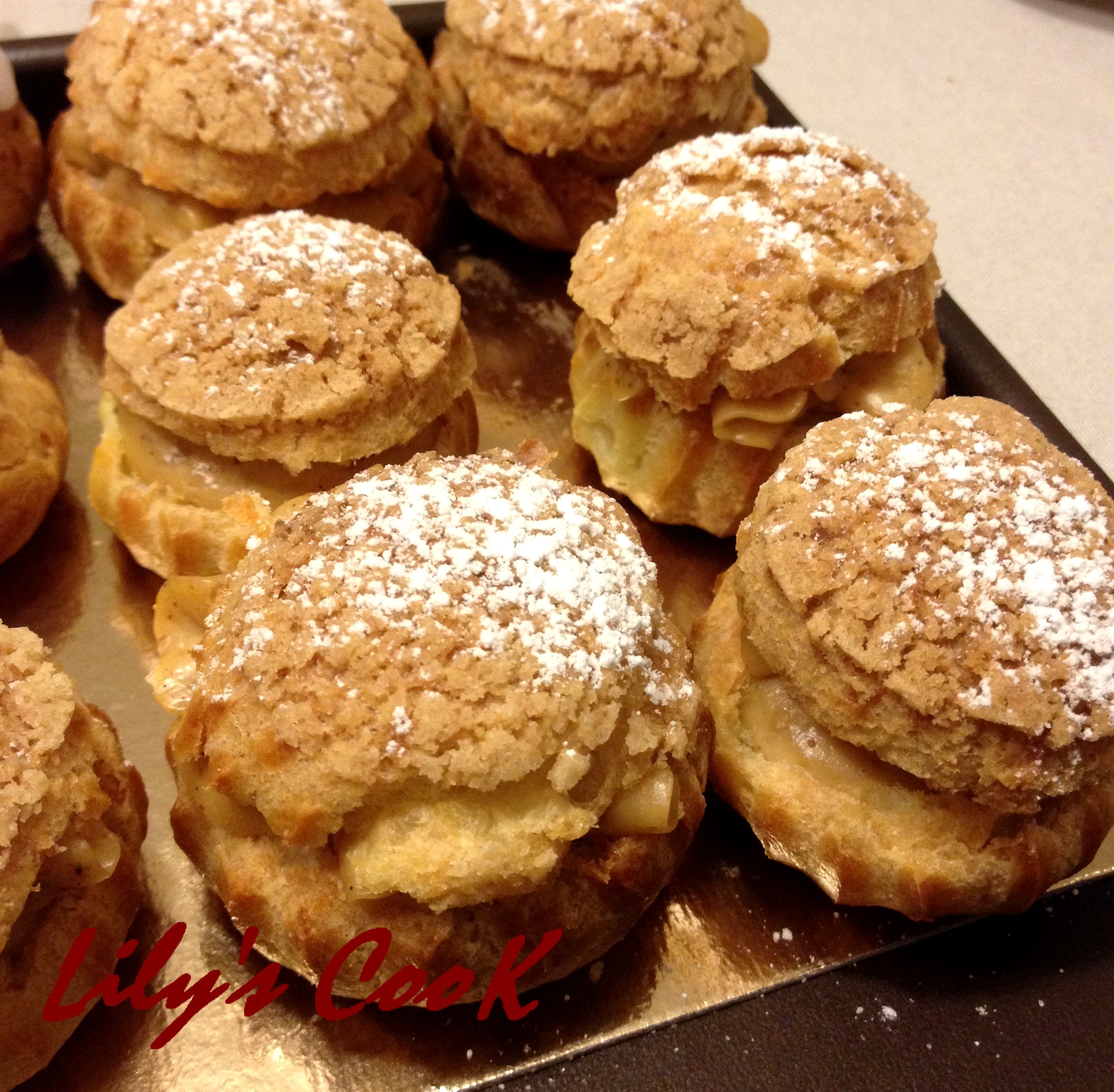 Recette choux pralinés